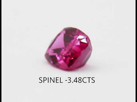 Hot Pink Spinel 3.48 ct PSIN0018 - GEMWORLD LTD