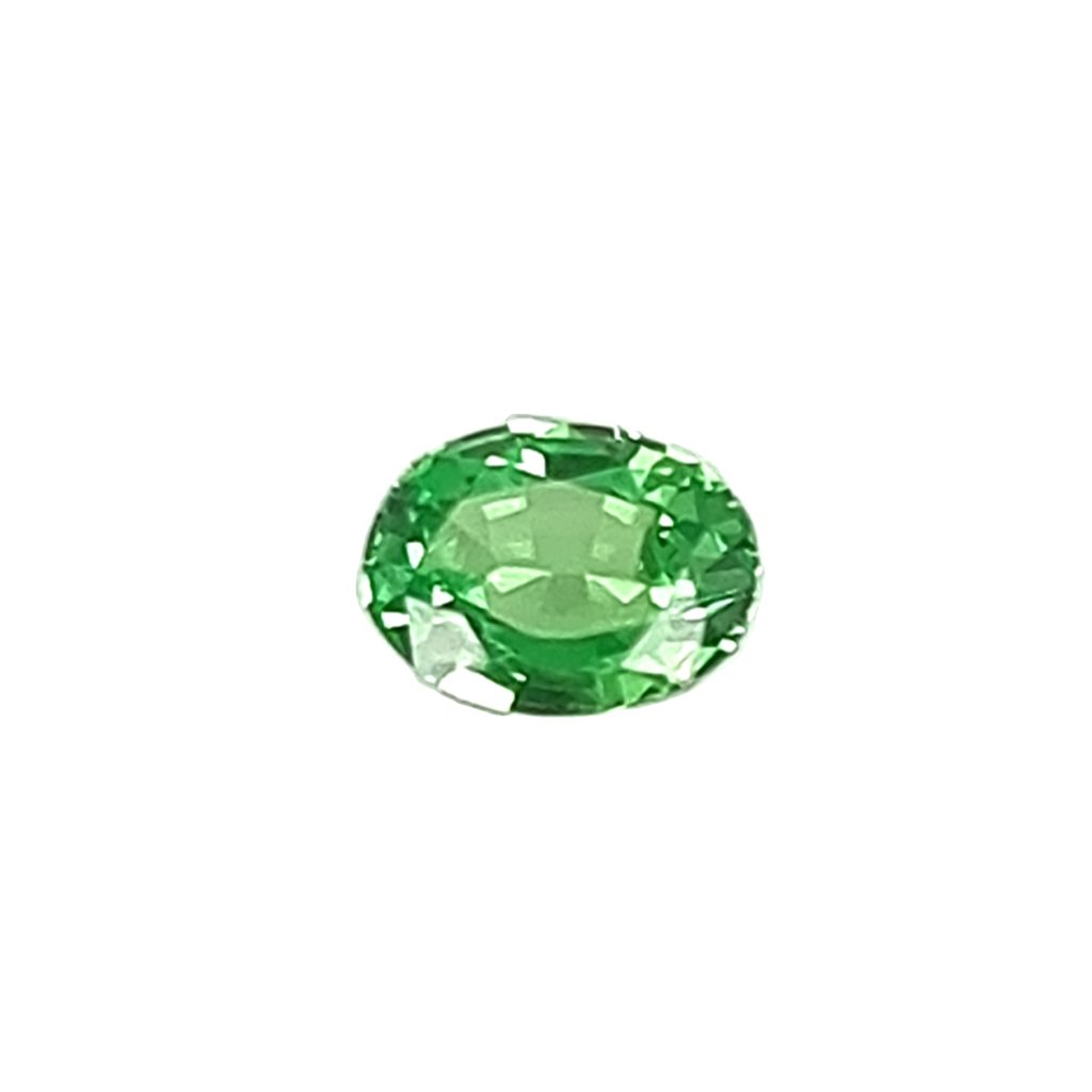 Tzavorite / Green Garnet 1.47 ct oval TZAV0024 - GEMWORLD LTD