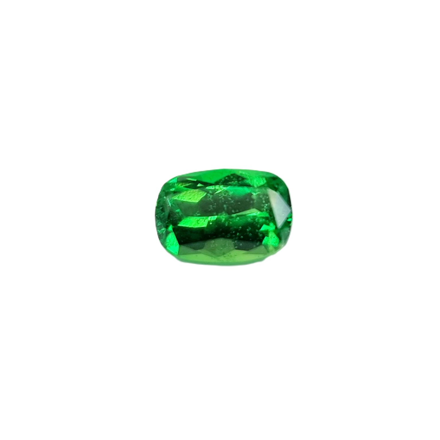 Tzavorite / Green Garnet 5.21ct Rectangle Cushion Tzavo 021 - GEMWORLD LTD