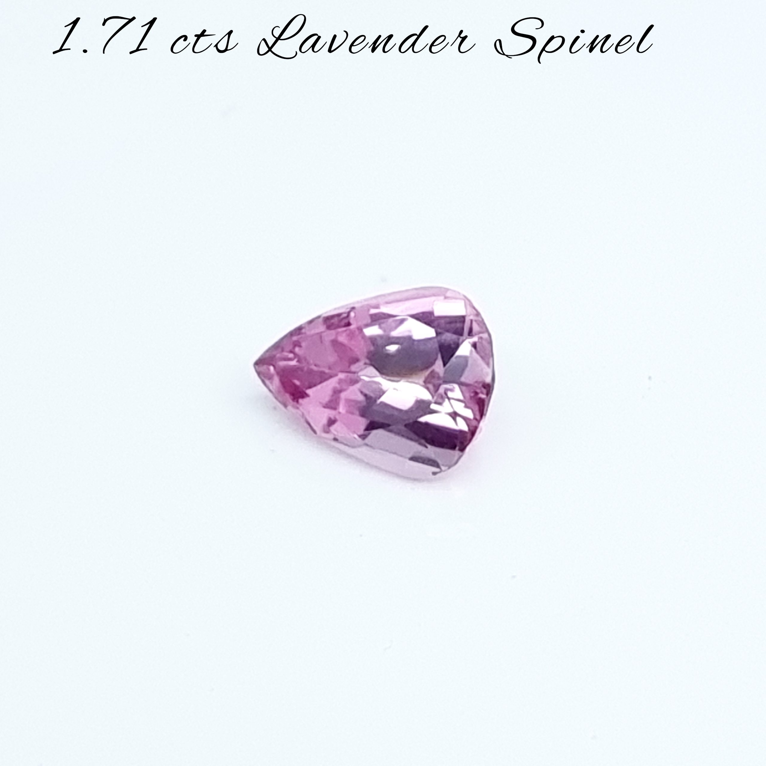 1.71 ct Lavender Spinel Pear Shape FSPIN 240 - GEMWORLD LTD